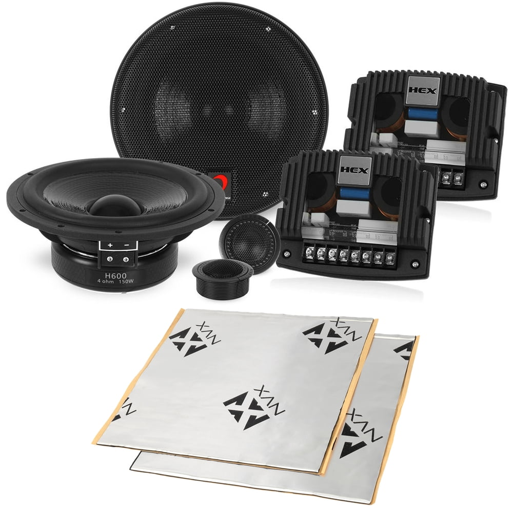Diamond Audio H600S 6.75" HEX Series 2-Way Component Speaker System ...