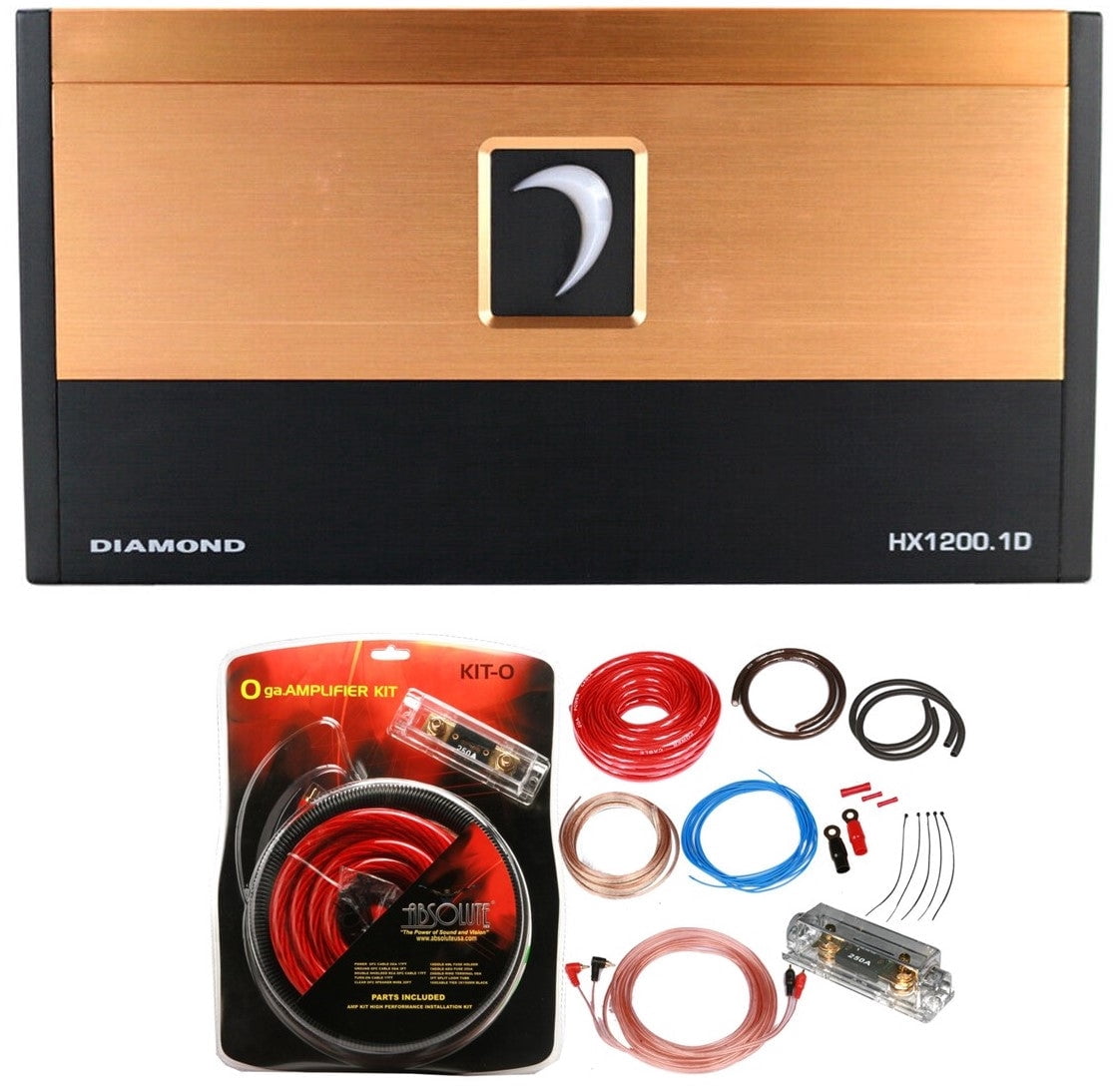 Diamond Audio HX1200.1D HEX Series Monoblock Class-D Car Audio ...