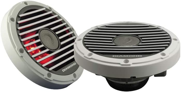 Diamond Audio HXM525 – 5.25” Water Resistant Coaxial 25mm Titanium Dome ...