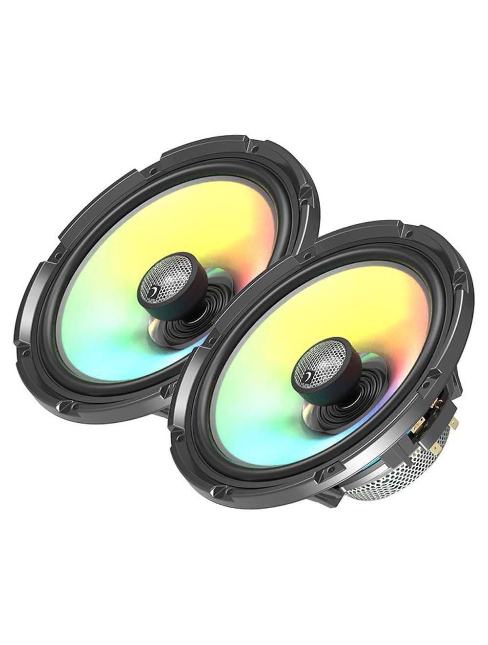 6.5" HXMF Series 2-Way Marine Speaker w/Titanium Dome Tweeter (4Ω ...