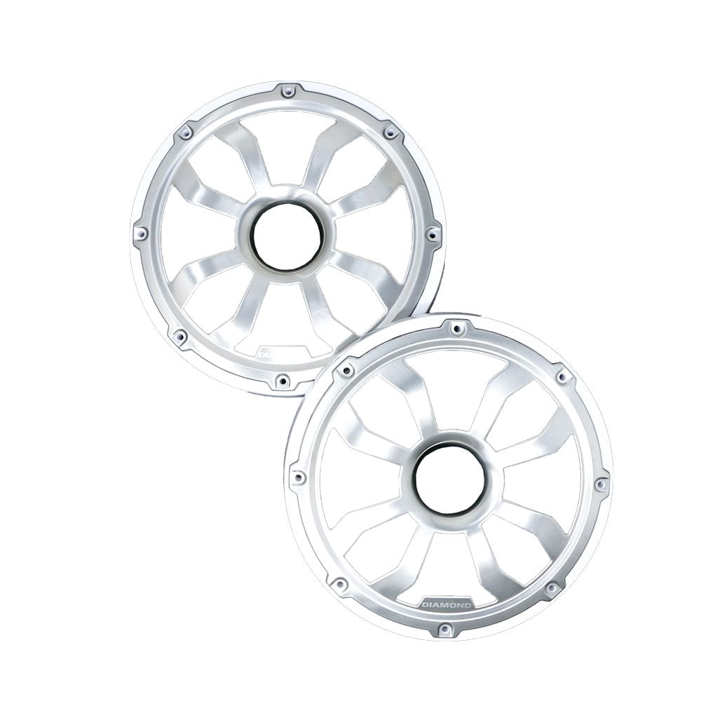 Diamond Audio HXM8FGW 8" Elite Flush Mount Speaker Grills, Pair ...