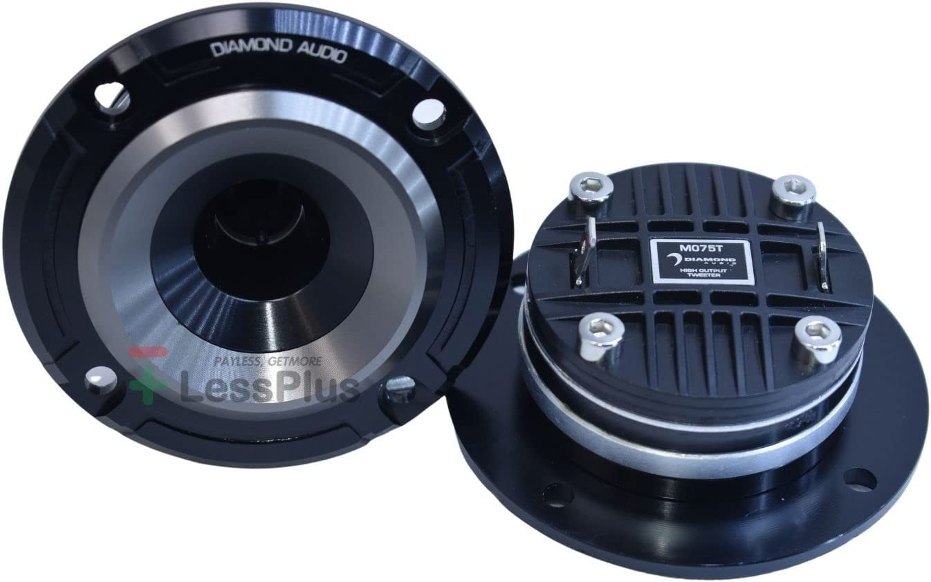 Diamond Audio M075T 1" Compression Extreme Output Tweeter - Short Horn ...