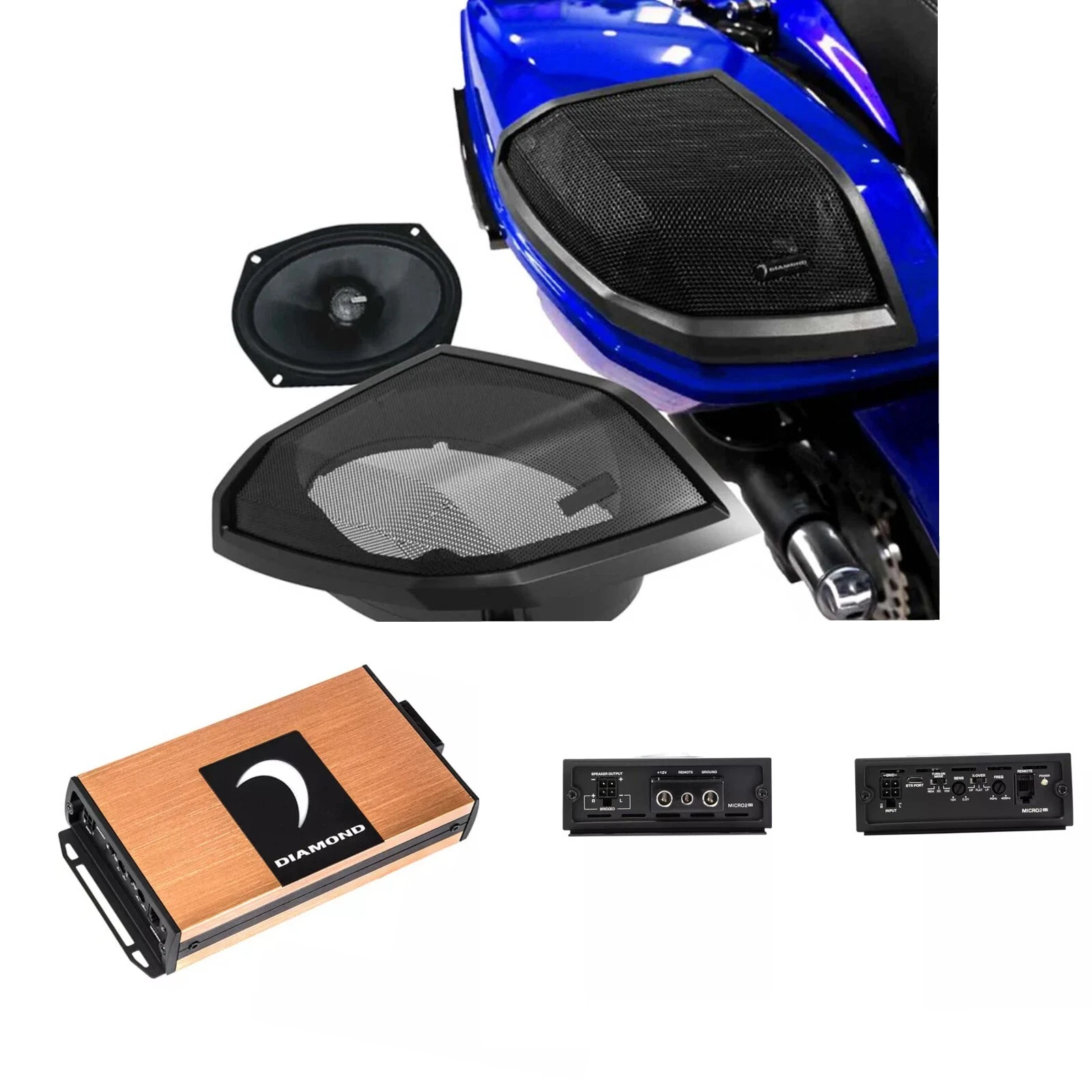 Diamond Audio "MS694NEOLK24 + MICRO2V2" Series 2-Channel Full Range ...