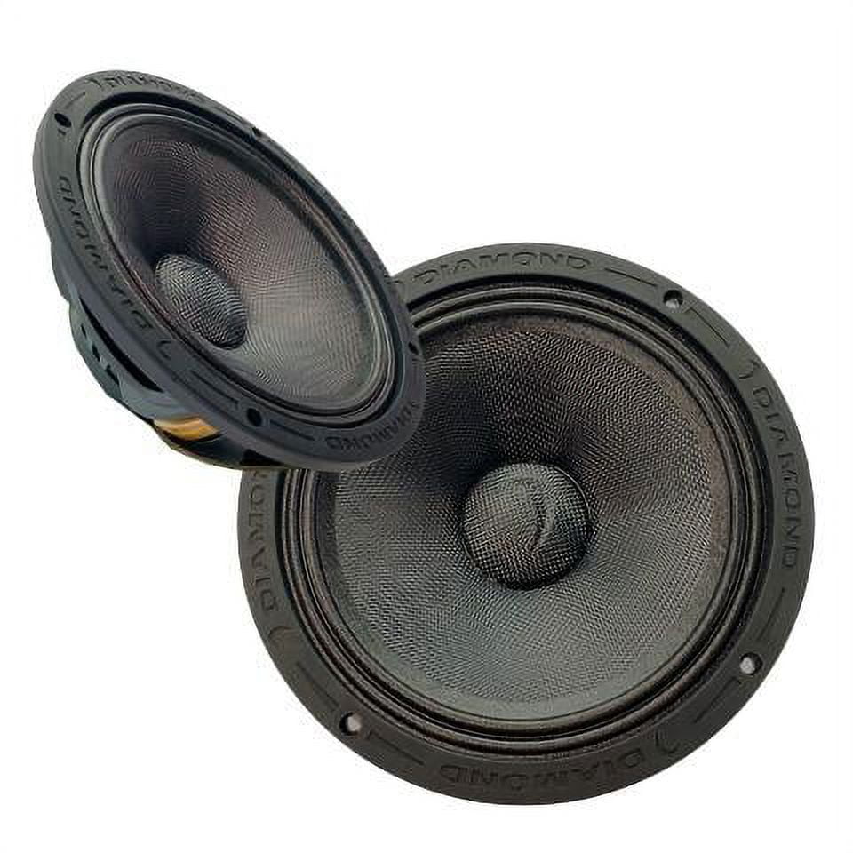 Diamond Audio MSMB82NEO 8" Neodymium 2 Ohm Mid Bass Speaker - Walmart.com