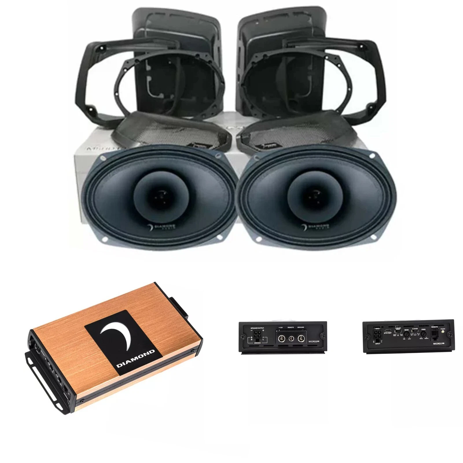 Diamond Audio "MSMP694LK13 + MICRO2V2" Series 2-Channel Full Range ...