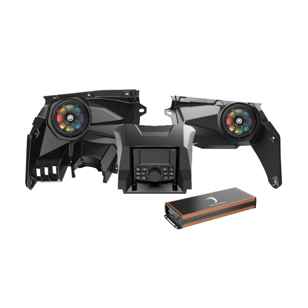 Diamond Audio MSX3KD1 Can-Am X3 Dash Audio Speaker Kit - Walmart.com