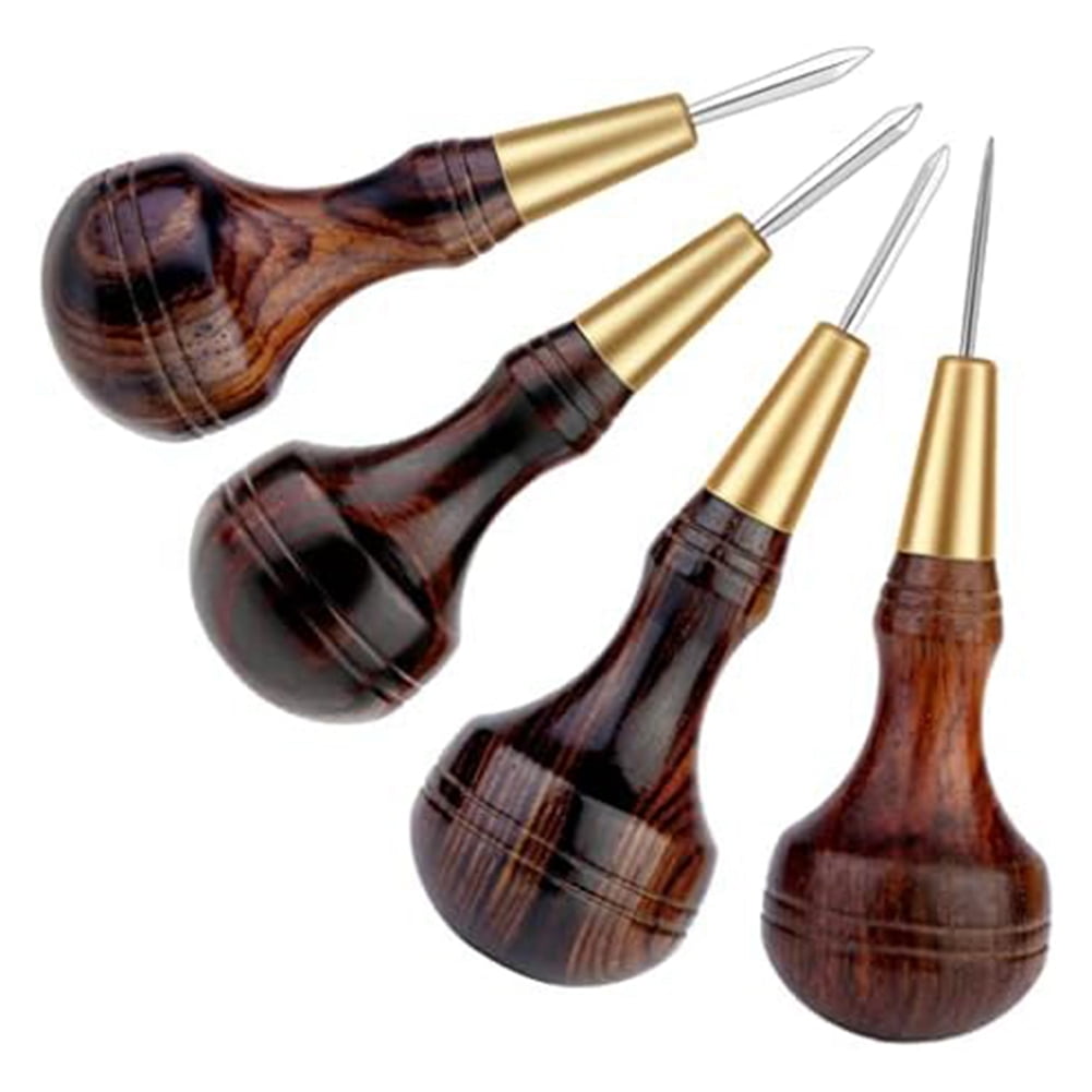 Handmade Leather Goods DIY Sandalwood Diamond Awl Rosewood Diamond Cone ...