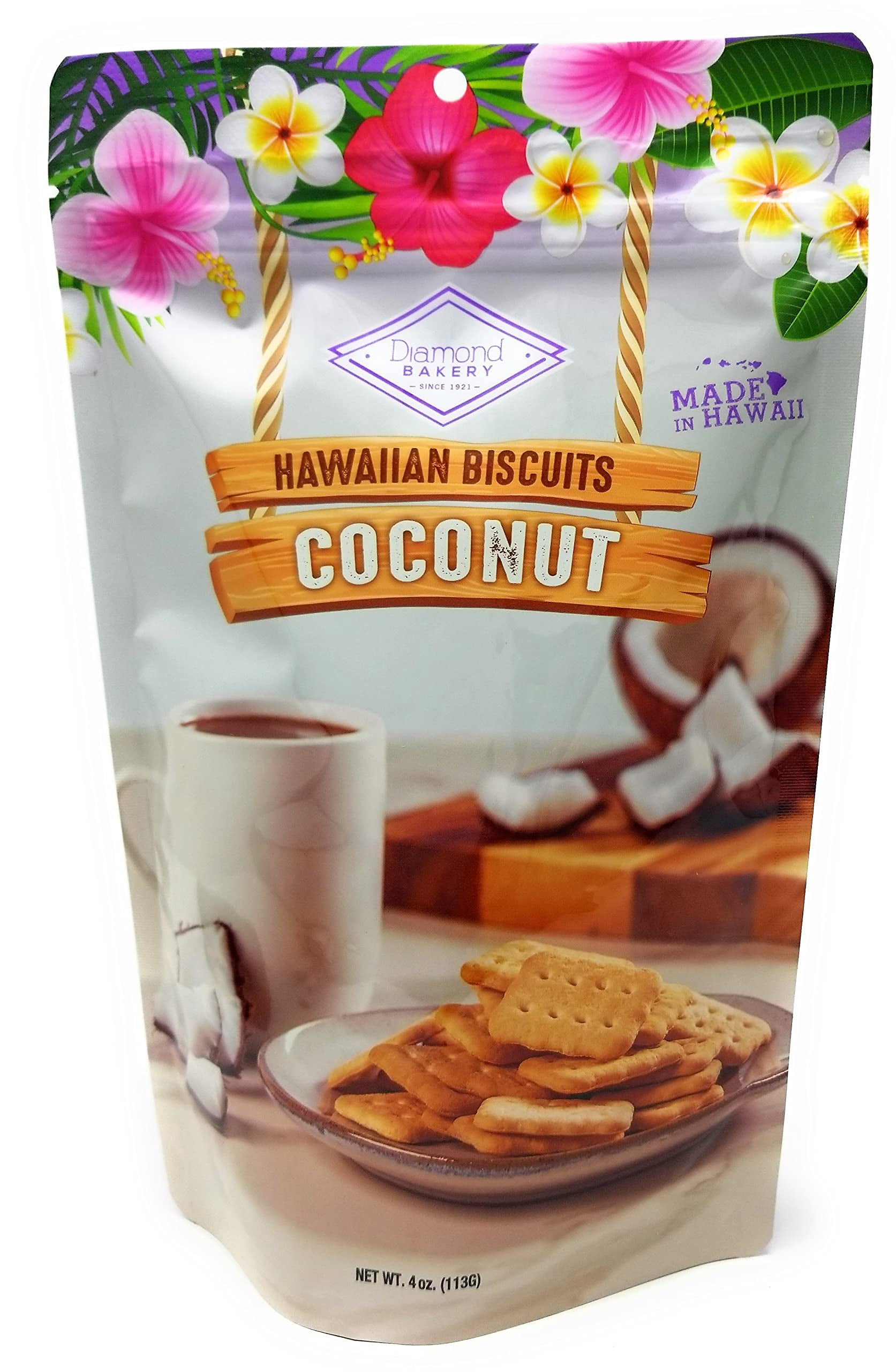Diamond Bakery Hawaiian Biscuit TMA3 CookiesCoconut 4 oz (113g ...