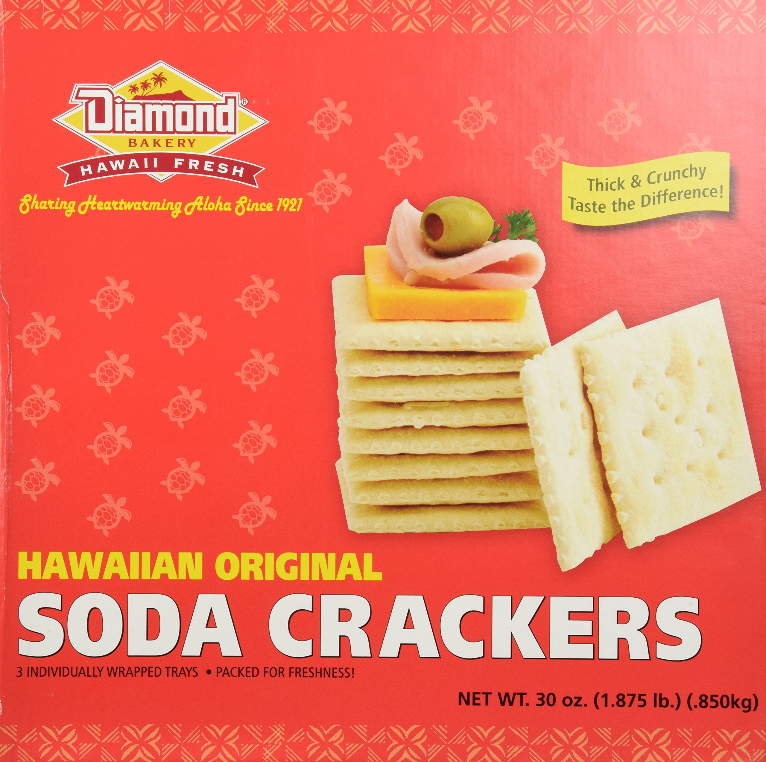 Diamond Bakery Hawaiian Original AKF18 Crackers 30 Ounce (Soda Crackers ...