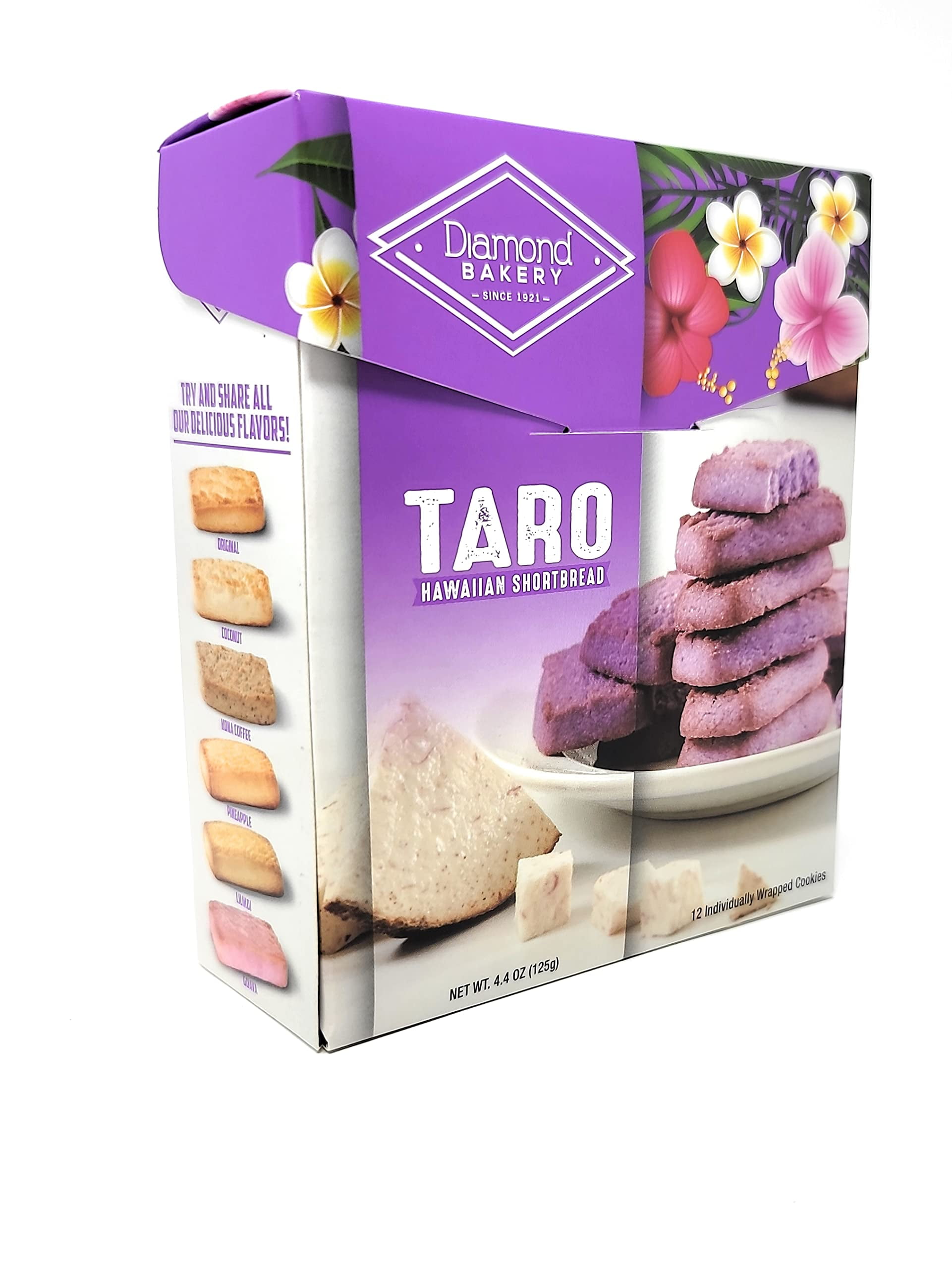 Diamond Bakery - Hawaiian Shortbread Cookies New Flavors - 4.4 oz ...