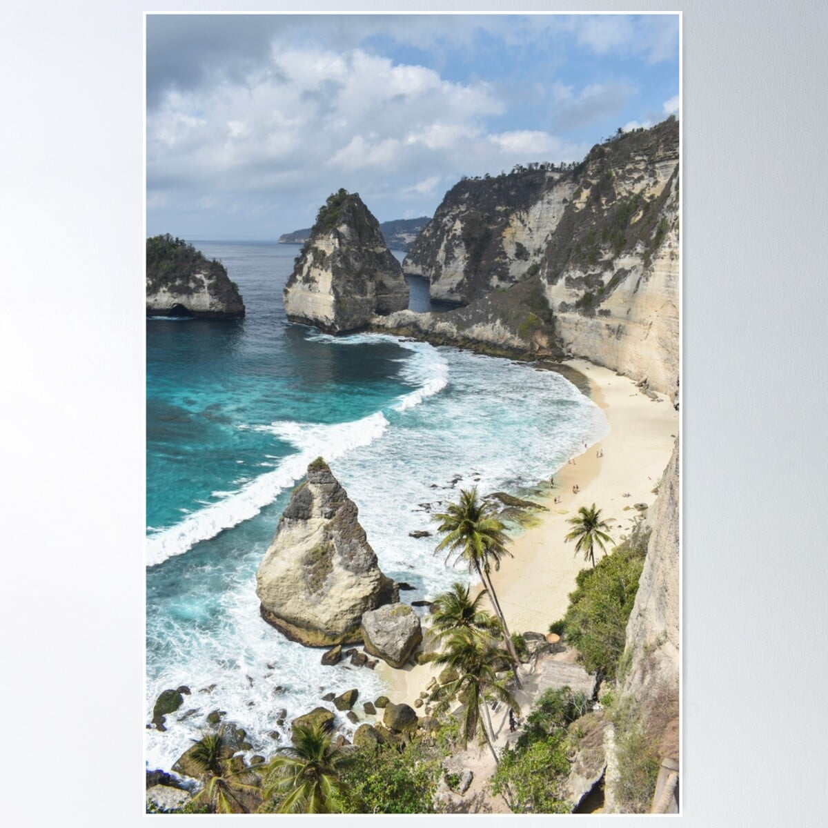 Diamond Beach Nusa Penida Poster Wall Art, Modern Wall Decor For Living ...