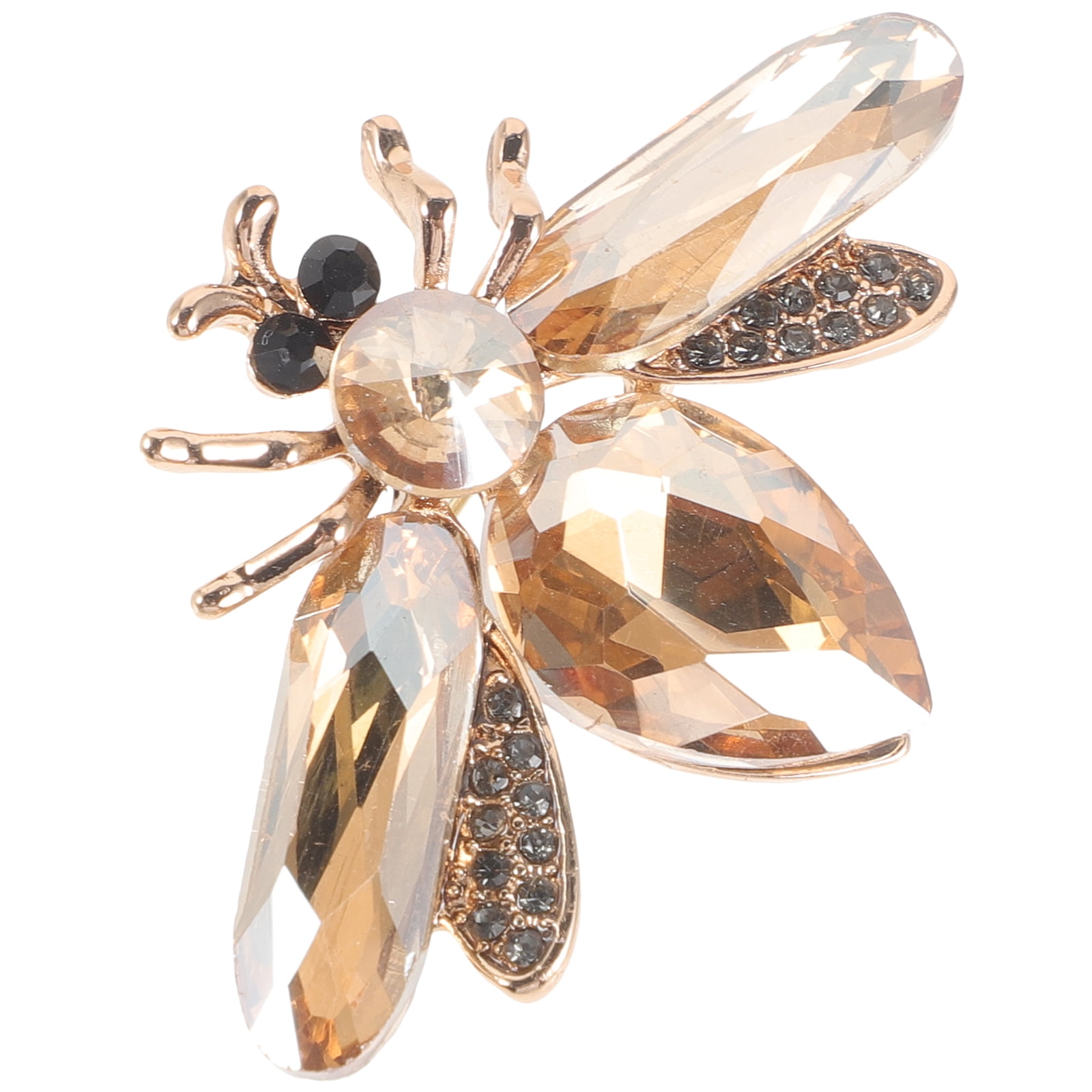 Hard Enamel Lapel Pin Brooch with Rhinestone Crystal Charm, Animal ...