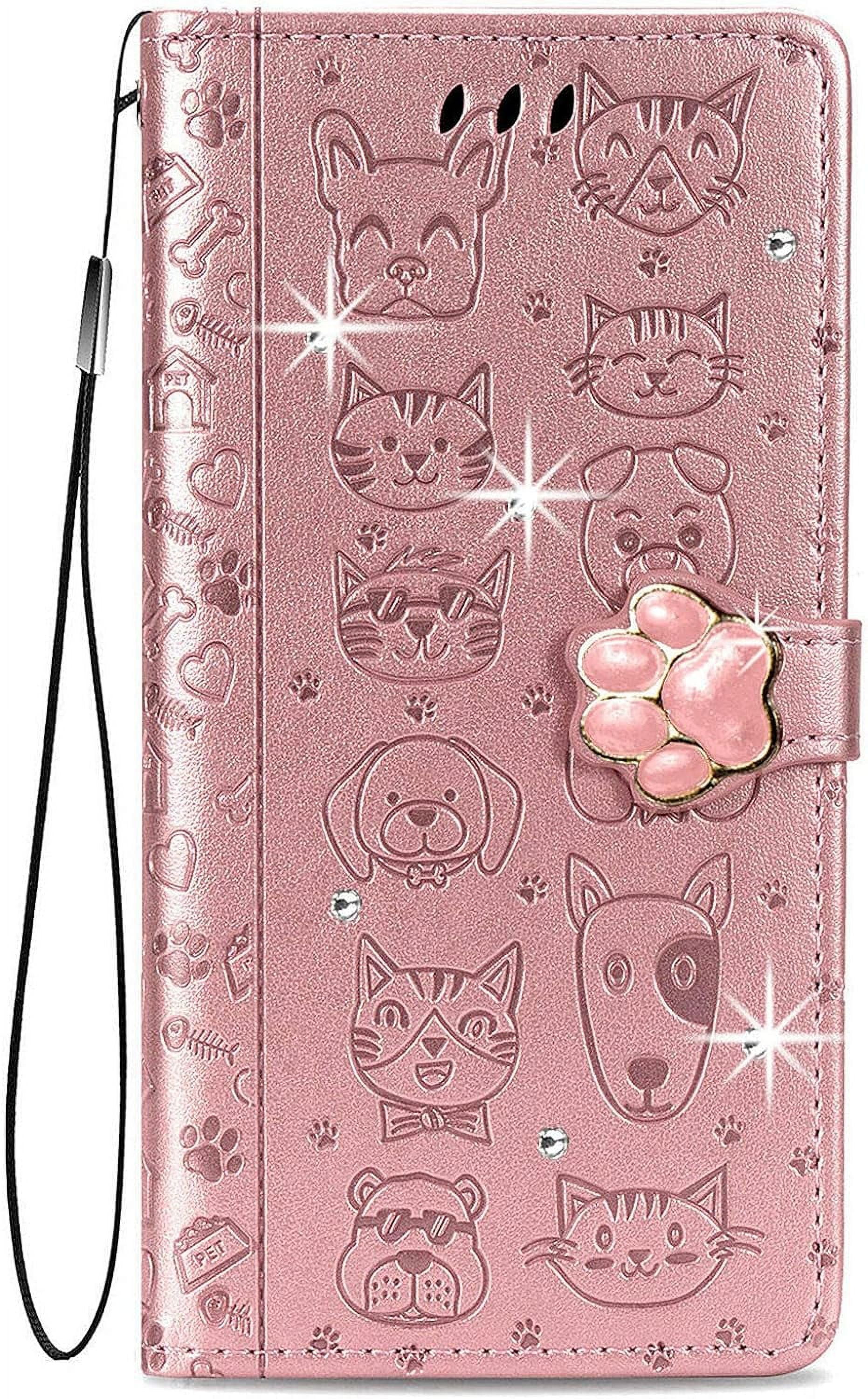 Diamond Bling Mobile Phone Case for Xiaomi Redmi Note 11s, PU Leather ...