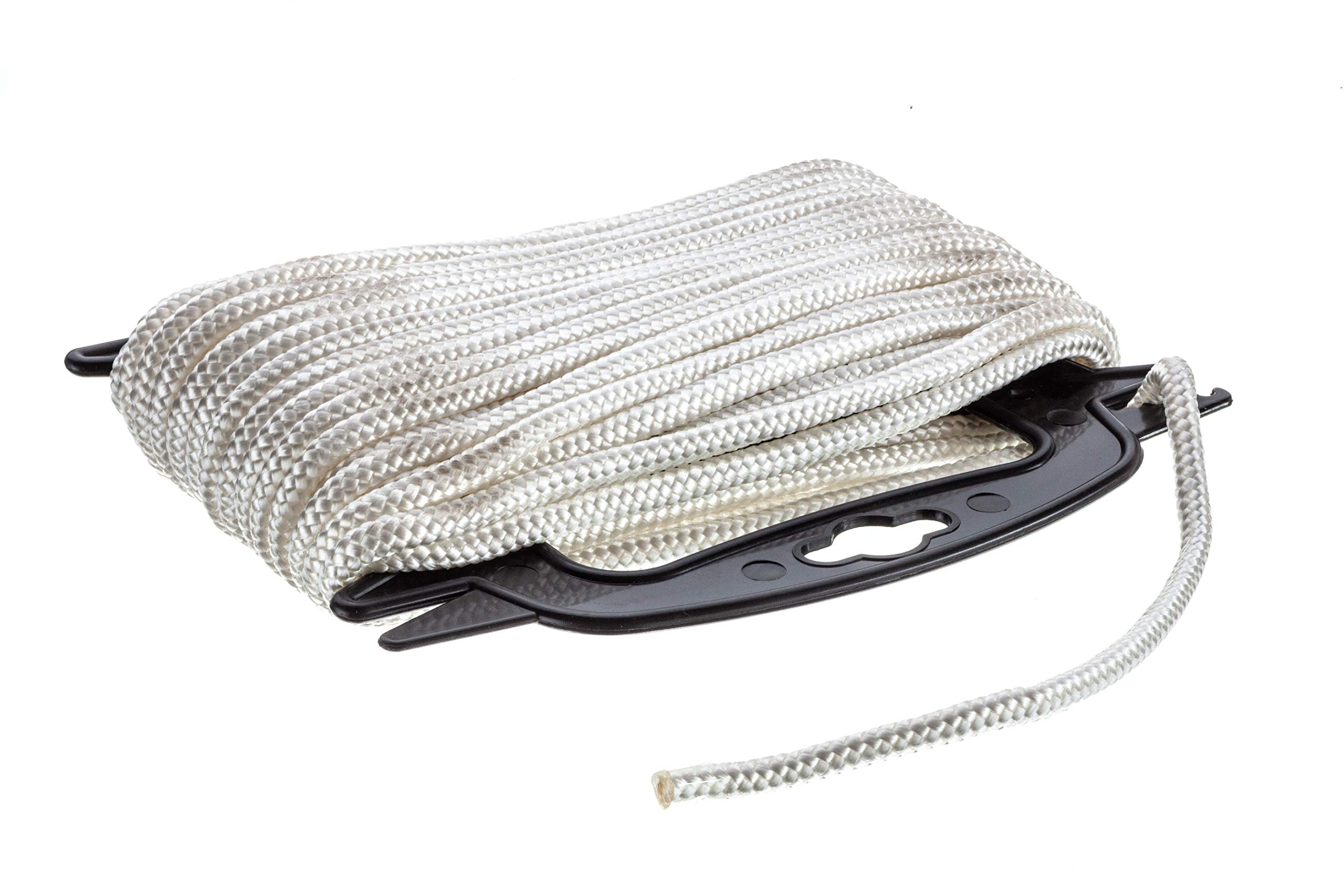 Diamond Braided Nylon Rope - _-inch Thickness, 50 feet long, White ...