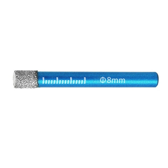 Diamond Brazed Dry Drilling Bit Ceramic Marble Tile 5-16mm Round Shank ...