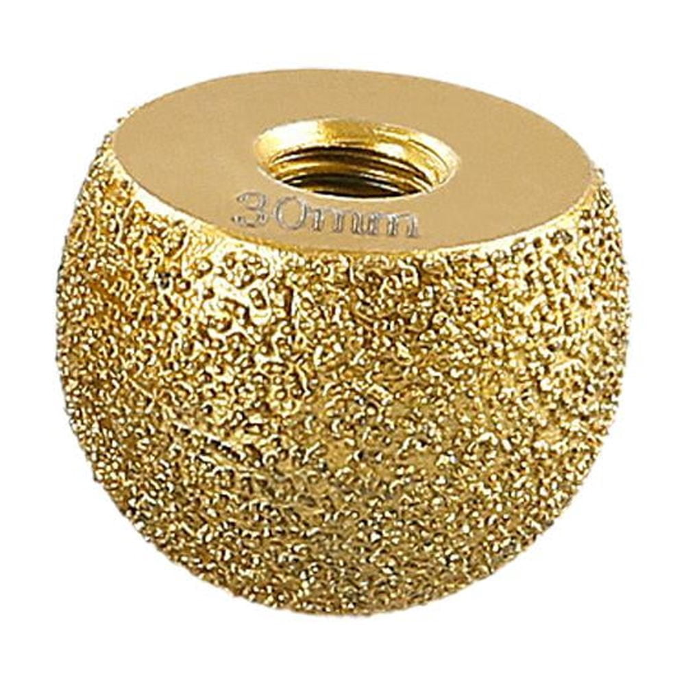Diamond Brazed Round Grinding Head Abrasive Tool for Internal Arc ...