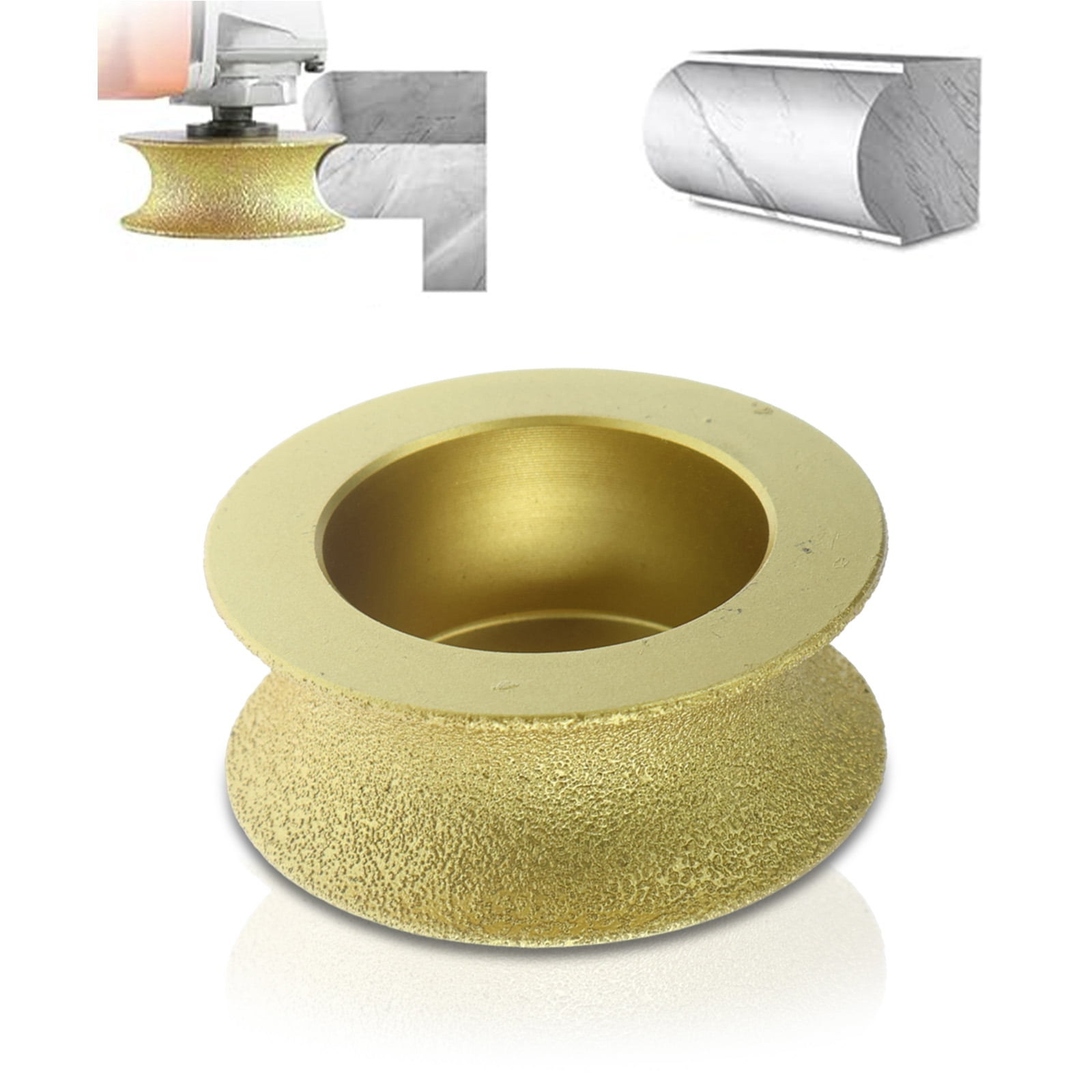 Diamond Bullnose Grinding Wheel Tool, Round Edge Grinding Wheel, Inner ...