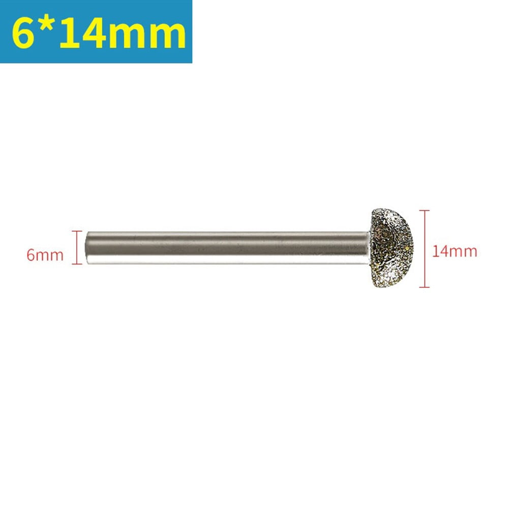 Diamond Burr Carving Grinding Bit 6mm Shank for Engraving Abrasive ...