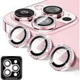 Diamond Camera Lens Protector Compatible for iPhone 16 Pro/16 Pro Max ...