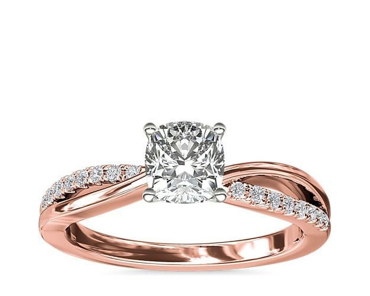 Diamond-Capitals 2.10 Ct IGI Certified (E/VVS2) Cushion Cut Lab Grown ...