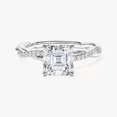 Diamond-Capitals 2.15 tcw Asscher Cut Wonderful Solitaire with Accents ...