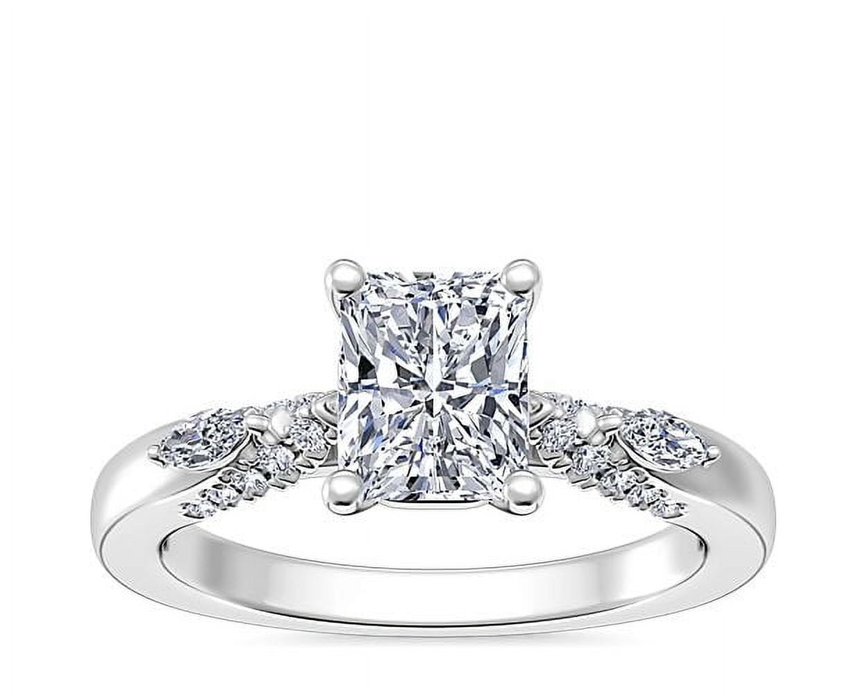 Diamond-Capitals 2.20 Ct Fine Radiant Cut Natural Diamond Solitaire ...