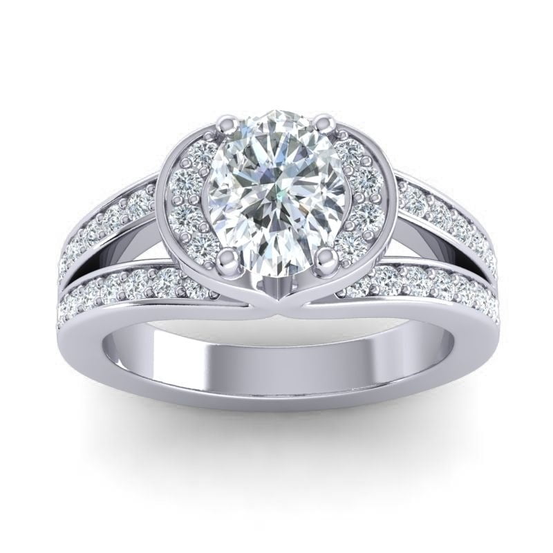 Diamond-Capitals 2.35 Carat Wonderful Natural Diamond Proposal Ring for ...