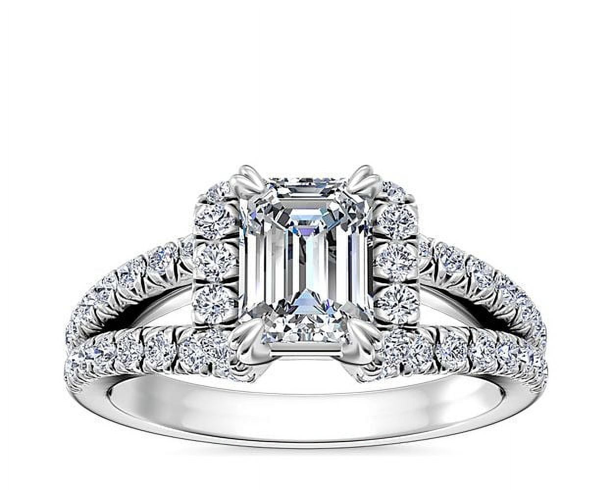 Diamond-Capitals 2.50 Ct Fashionable Emerald Cut IGI Certified Lab ...