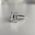 Diamond-Capitals 5.15 Carat Emerald Cut Solitaire with Accents IGI ...