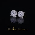 Diamond Celebrity's 1.96ct Cubic Zirconia Aretes Para Hombre 925 White ...