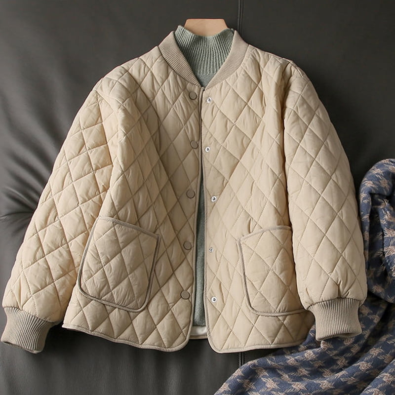 Diamond Check Lightweight Jacket - Walmart.com