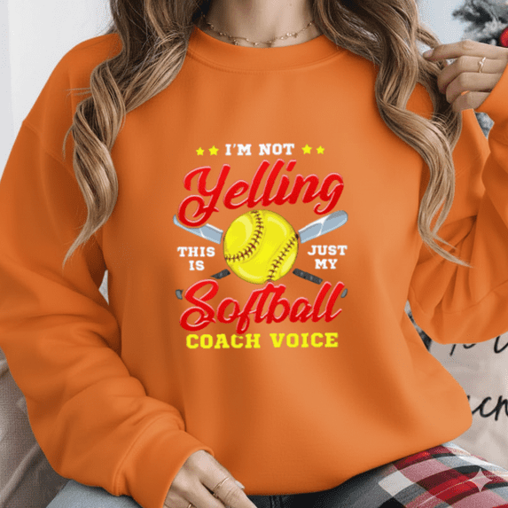 Diamond Coach I’m Not Yelling Softball Trainer Funny Sports Humor Art ...