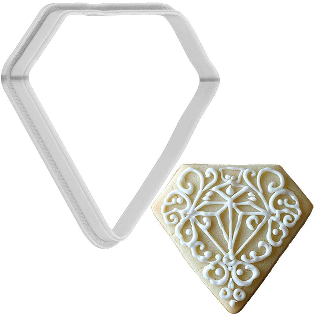 Diamond Cookie Cutter 4 Inch Made in USA by WONDERTORY - Walmart.com