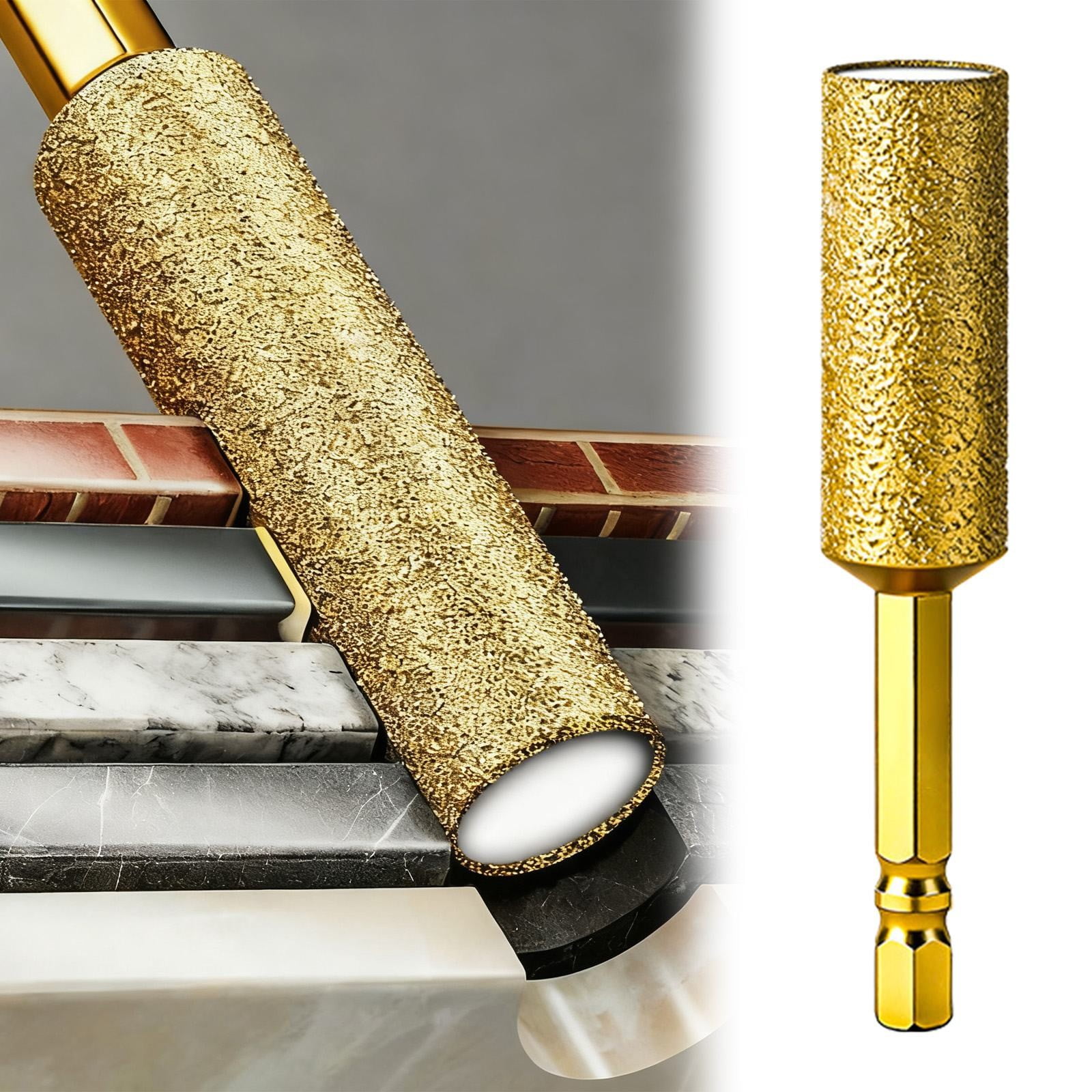 Diamond Core Drill Bit Set For Dry Drilling Tile With Wax Cooling ...