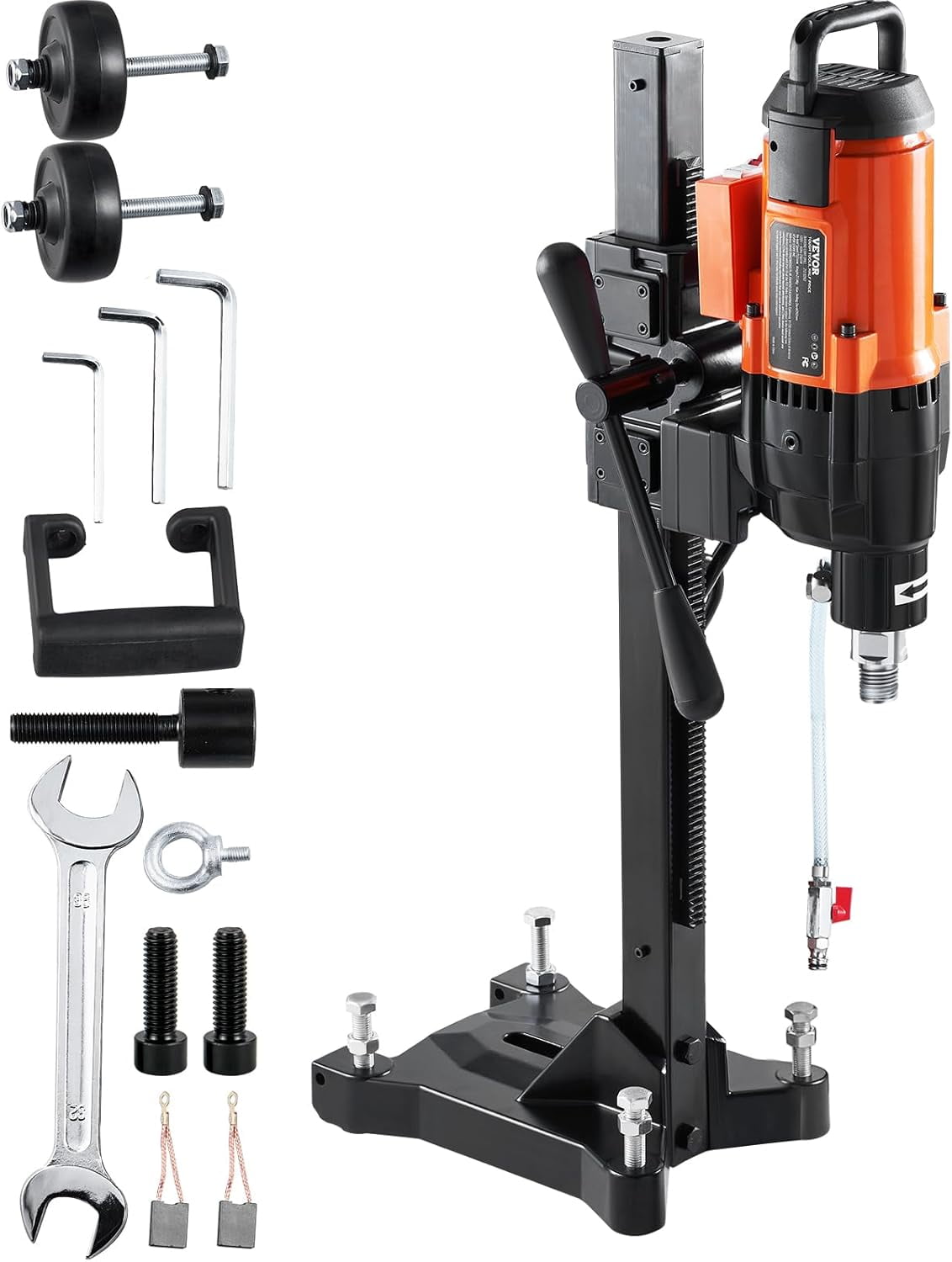 Diamond Core Drilling Machine, 10in Wet Concrete Core Drill Rig with ...