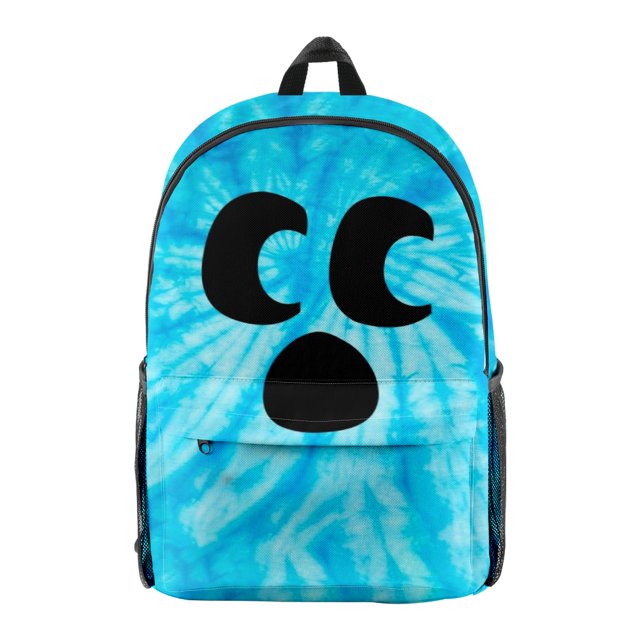 Diamond Craftee Face Tie Dye Backpack Funny Cartoon Daypack Unisex ...