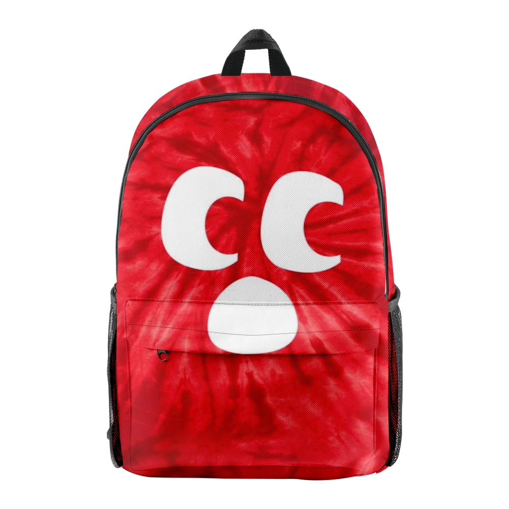 Diamond Craftee Face Tie Dye Backpack Funny Cartoon Daypack Unisex ...