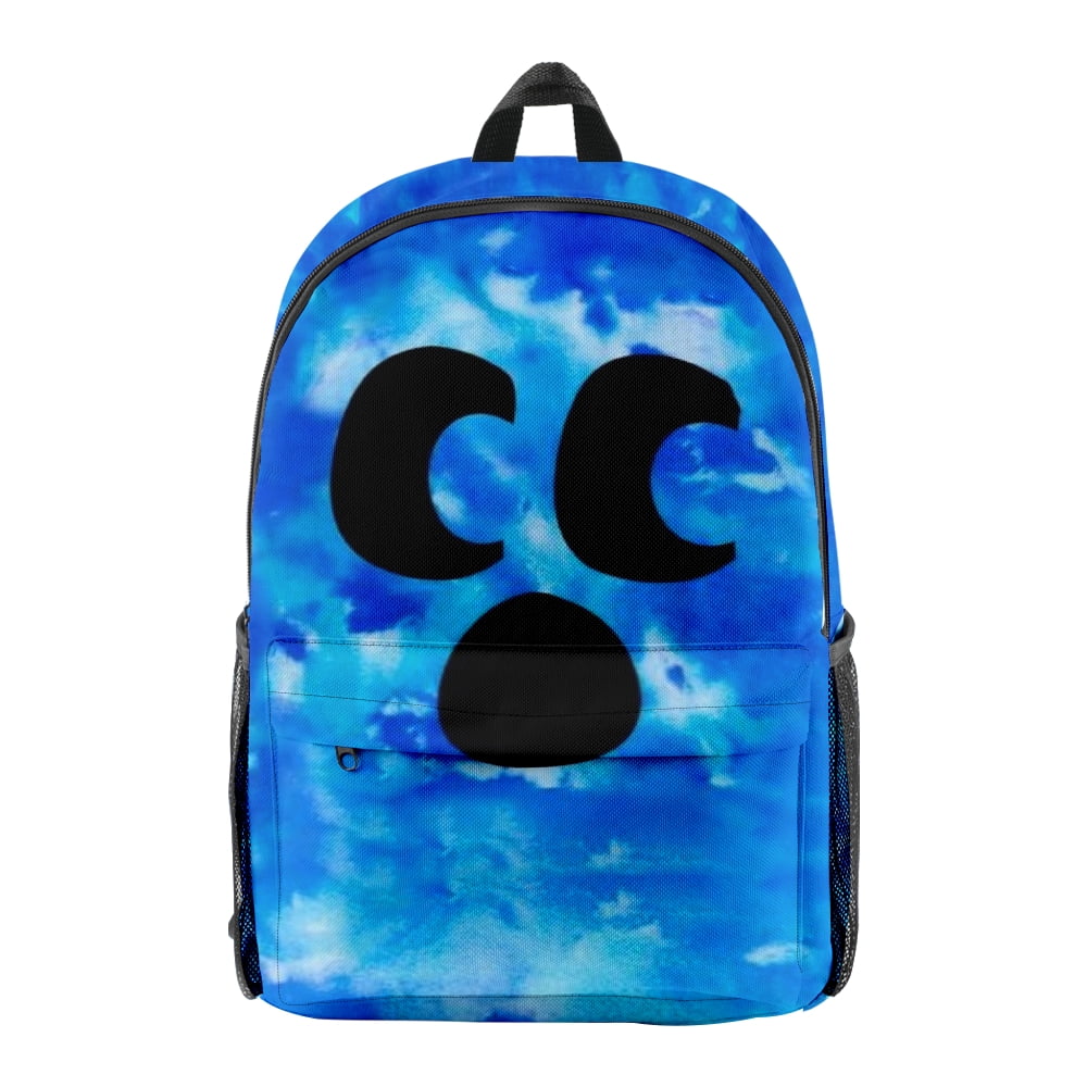Diamond Craftee Face Tie Dye Backpack Funny Cartoon Daypack Unisex ...