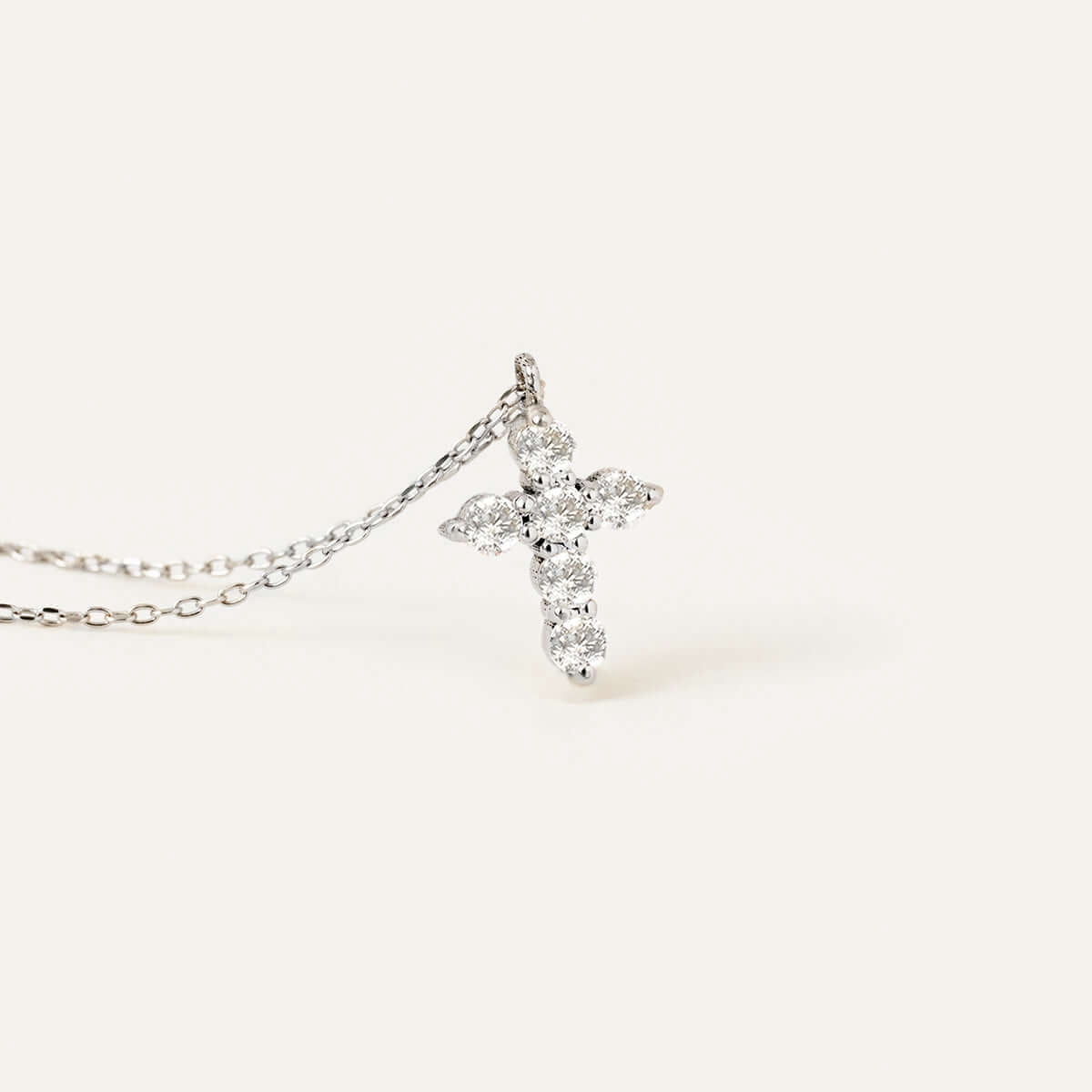Diamond Cross Pendant Necklace in 14K Solid Gold for Women - Walmart.com