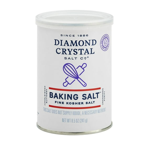 Diamond Crystal Baking Salt, ESF27 Fine Kosher Salt, No Additives ...