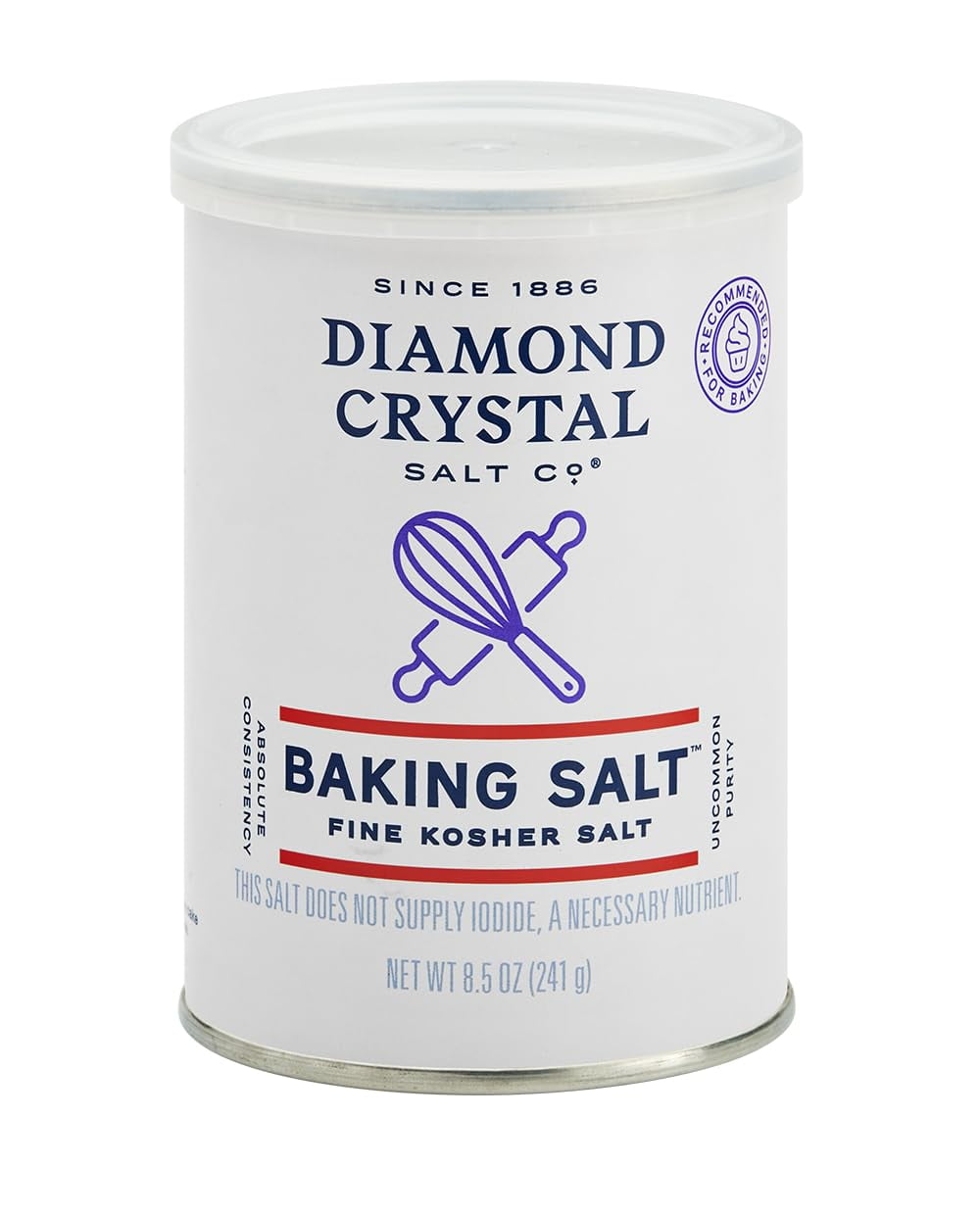 Diamond Crystal Baking Salt, SBF3 Fine Kosher Salt, No Additives, Great ...