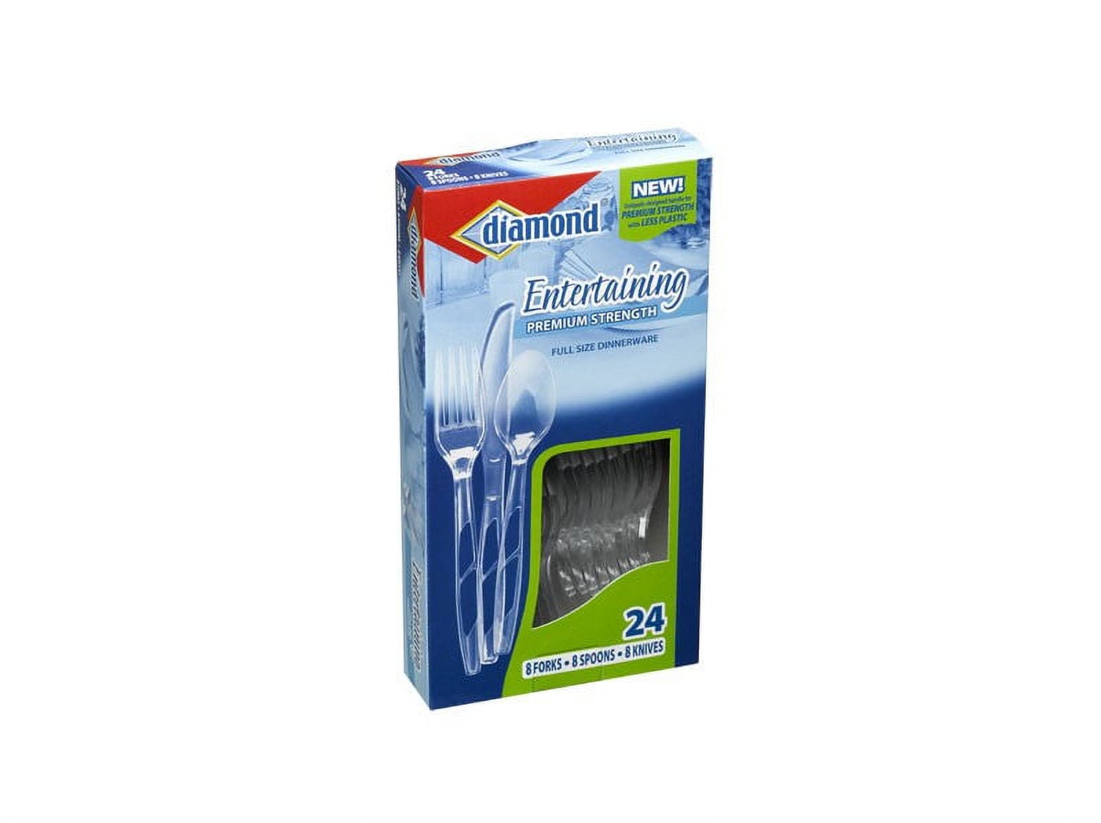 Diamond Crystal Combo Cutlery Pack, Full Size, 24 Ct - Walmart.com