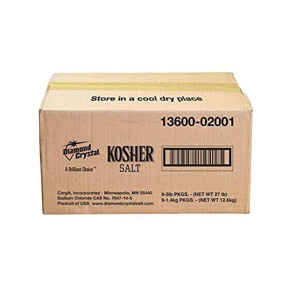 Diamond Crystal Kosher Salt XEF1 - Full Flavor, No Additives and Less ...