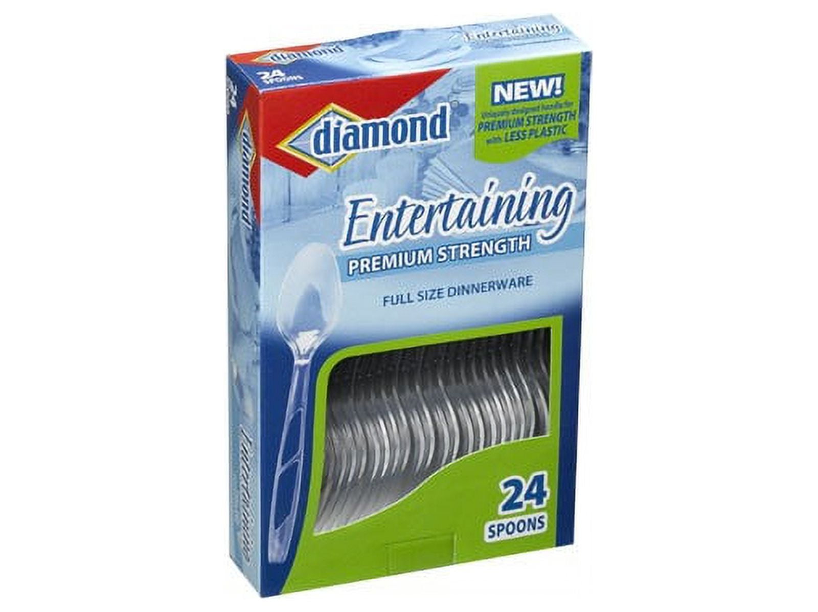 Diamond Crystal Spoons, Full Size, 24 Ct - Walmart.com