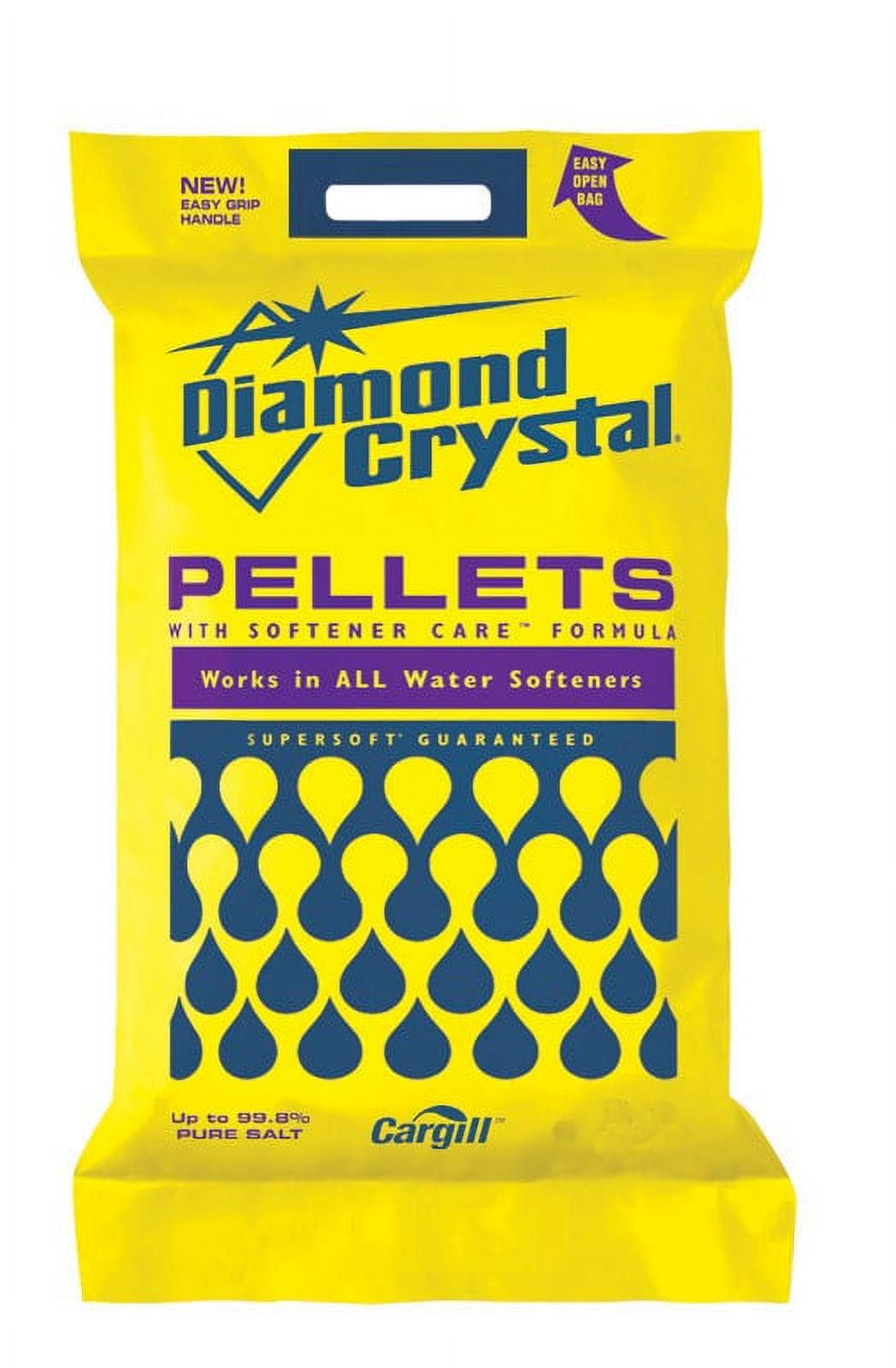 Diamond Crystal Salt Crystallized Water Softener Pellets, 25 Lb Bag ...