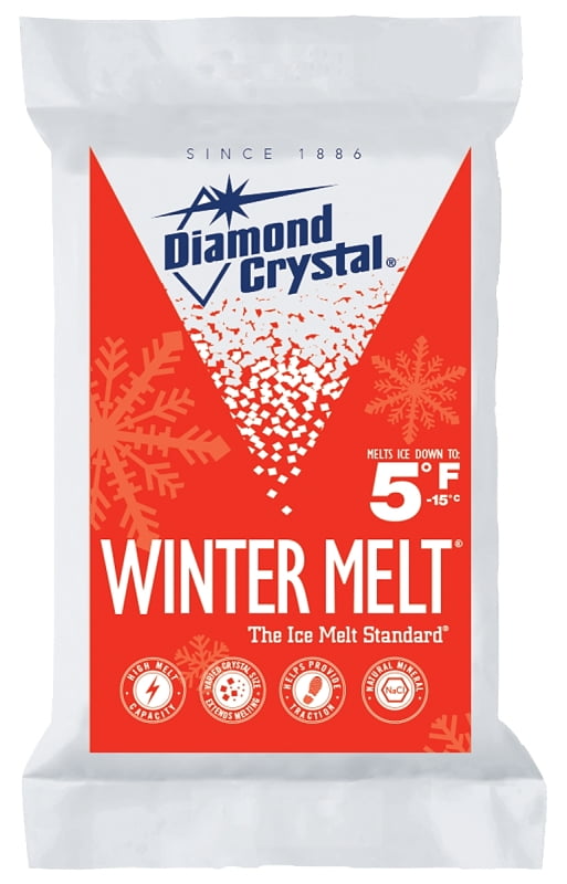 Diamond Crystal Winter Melt Ice Melter, 50 lb, Bag, 5 deg F, White ...