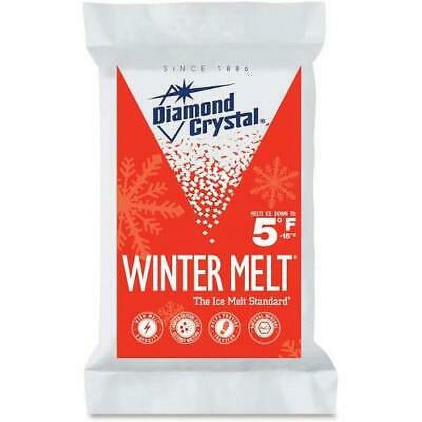 Diamond Crystal Winter Melt Sodium Chloride, 25 lb - Walmart Business ...