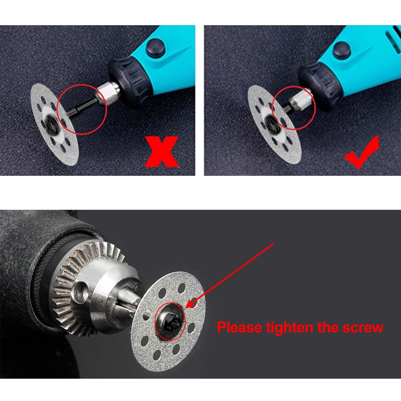 Diamond Cutting Off Discs Wheel, 10 Pcs Diamond Cutting Discs Cut-Off ...