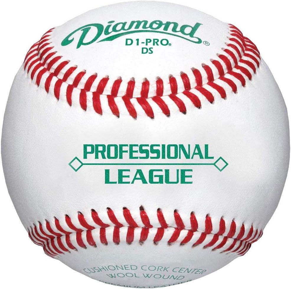 Diamond D1-Pro Professional League Leather Baseballs 12 Ball Pack ...
