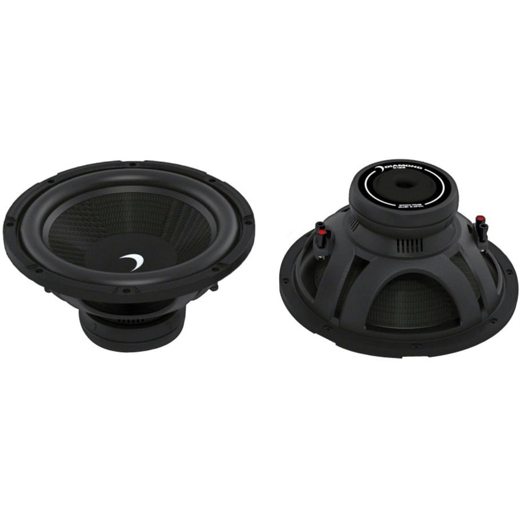 Diamond D122 200W RMS, 400W PMPO Powered Subwoofer for Automobile, 2 ...